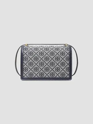 Tory Burch T Monogram Leather Shoulder Bag