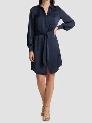 Ramy Brook Ayla Tie-front Shirtdress