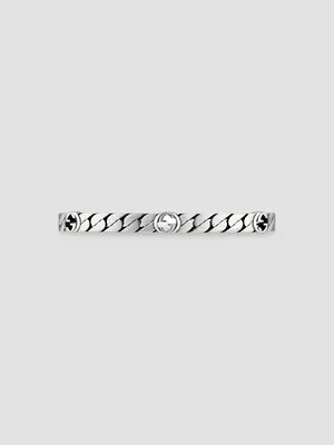 Gucci Sterling Interlocking G Bracelet