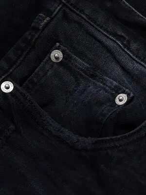 PURPLE BRAND P002 Blowout Knees Distressed Slim-straight Jeans