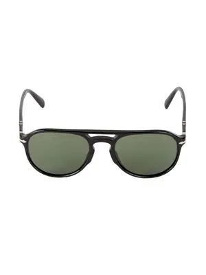 Persol 52mm Aviator Sunglasses