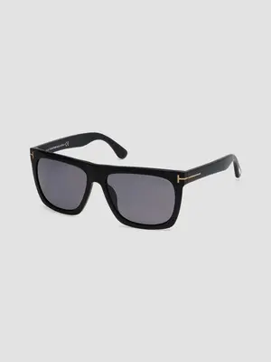 TOM FORD Morgan 57mm Square Sunglasses - Black