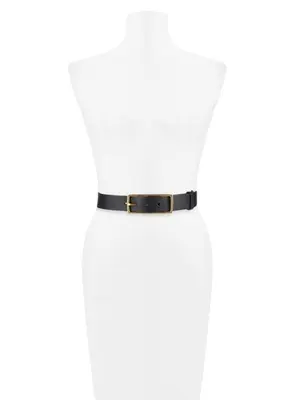 Rag & Bone Rebound Leather Belt - Black