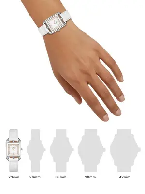 Hermès Cape Cod Stainless Steel, 0.04 Tcw Diamond & Alligator Strap Watch/23mm
