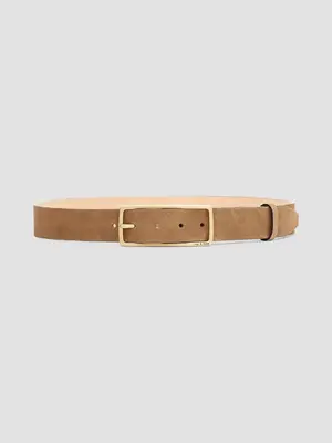 Rag & Bone Rebound Suede Belt - Camel