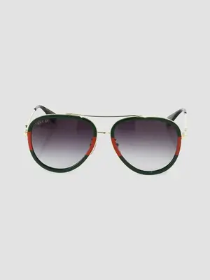 Gucci 57mm Aviator Sunglasses