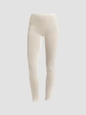 Hanro Pure Silk Leggings - White