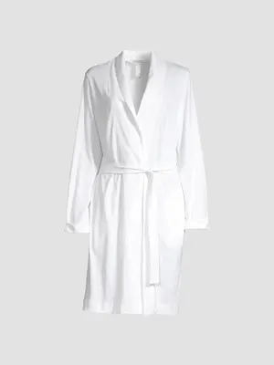 Hanro Cotton Robe - White