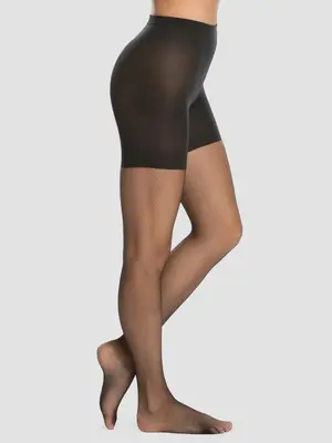 Spanx Uptown Tight-end Micro-fishnet Tights Black