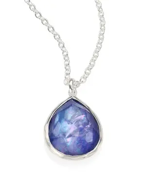 Ippolita Rock Candy Sterling Silver & Triplet Pendant Necklace - Silver Lapis