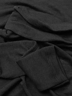 Hanro Wool & Silk Turtleneck Pullover - Black