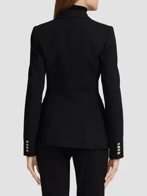 Ralph Lauren Iconic Style Camden Double-breasted Blazer - Black
