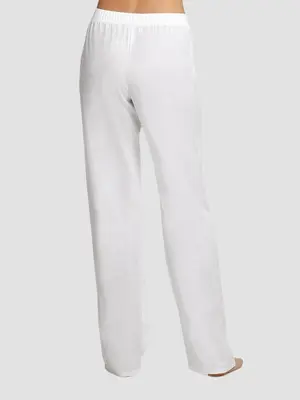 Hanro Cotton Deluxe Lounge Pants - White