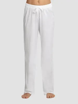 Hanro Cotton Deluxe Lounge Pants - White