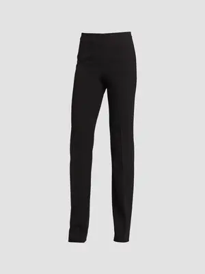 St. John Crepe Marocain Diana Pants - Caviar