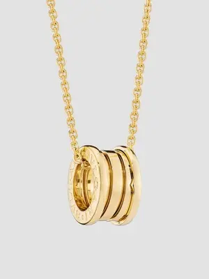 BVLGARI B. Zero1 18k Small Spiral Pendant Necklace - Gold