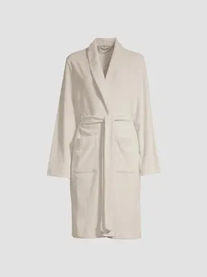Hanro Plush Wrap Robe Light Pink