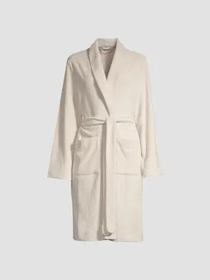 Hanro Plush Wrap Robe - Moonlight