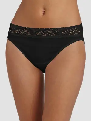 Hanro Mots Hi-cut Brief - Black