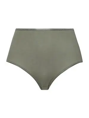 Hanro Cotton Seamless Full Brief Antique Green