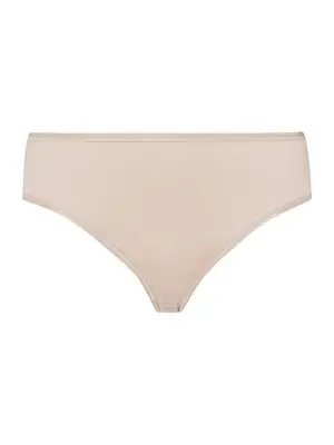 Hanro Cotton Seamless Full Brief Dune