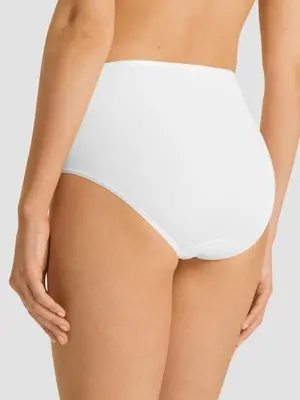Hanro Cotton Seamless Full Brief - White