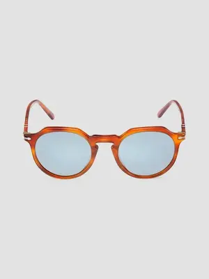 Persol Phantos 52mm Round Sunglasses