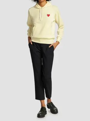 Play Comme Des Garcon Play Hooded Sweatshirt