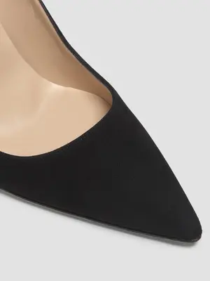 Manolo Blahnik Bb 105mm Suede Pumps - Black
