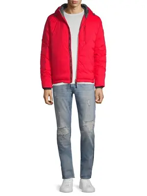 Canada Goose Lodge Down Hooded Jacket - Black