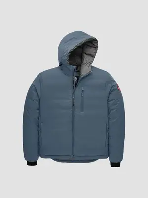 Canada Goose Lodge Down Hooded Jacket - Ozone Blue