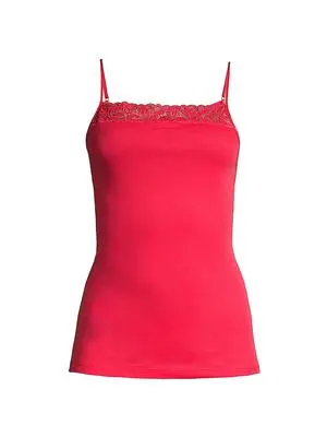 Hanro Mots Spaghetti Camisole Geranium
