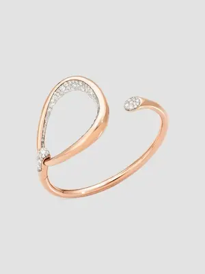 Pomellato Fantina 18k & 2.6 Tcw Diamond Cuff Bracelet - Rose Gold
