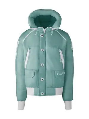 Canada Goose Men's Nylon Ray Chilliwack Bomber Jacket - Naut Dusk  Arctic Surf