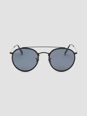 Ray-ban Rb3647 51mm Round Aviator Sunglasses