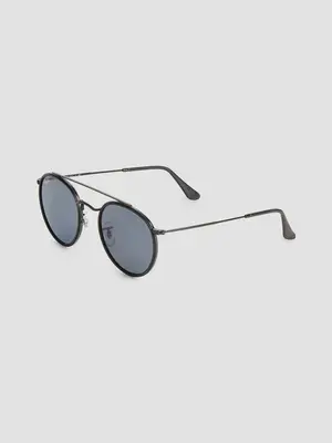 Ray-ban Rb3647 51mm Round Aviator Sunglasses