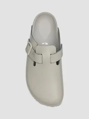 BIRKENSTOCK Arizona Chunky Leather Platform Sandals - Grey