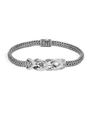John Hardy Women's Chain Silver Foxtail Bracelet - Silver  - Silver