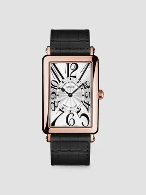 Franck Muller Long Island & Alligator Strap Watch - One-color