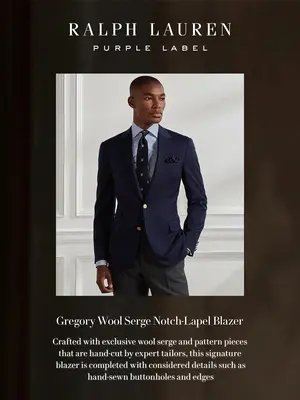 Ralph Lauren Purple Label Gregory Notch-lapel Blazer