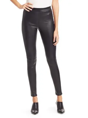 Theory Adbelle Leather Leggings