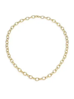 Roberto Coin 18k Yellow Chain Link Necklace, 18