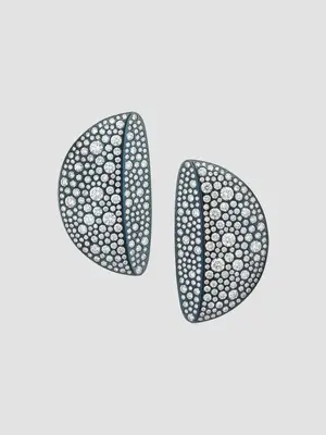 Vhernier Eclisse 18k White Gold & Clip-on Earrings - Diamond