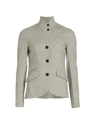 Rag & Bone Slade Wool Jacket Grey