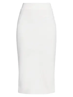 Chiara Boni La Petite Robe Delfina Pencil Skirt - White