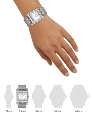 Hermès Cape Cod Stainless Steel Bracelet Watch/29mm