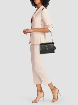 Saint Laurent Sunset Shoulder Bag - Black