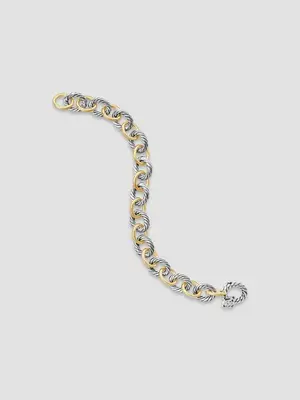 David Yurman Oval Link Chain Bracelet In Sterling