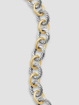 David Yurman Oval Link Chain Bracelet In Sterling