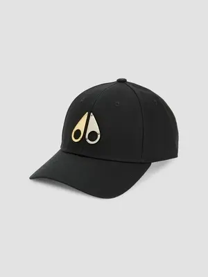 Moose Knuckles Logo Baseball Cap - Black